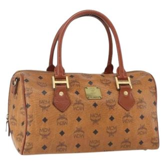 MCM Sac Boston Pre-owned - Femme - Pre-owned - Brun - Taille: ONE Size