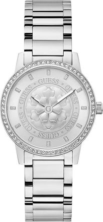 Guess Uhren - Quarz-Analoguhr Petal - Gr. unisize - in Silber - für Damen