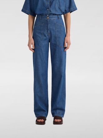 Momoni Pantalon Femme couleur Bleu