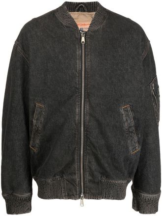 Diesel veste bomber en jean - Noir