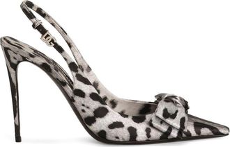 Dolce & Gabbana escarpins à imprimé léopard 105 mm - Tons neutres