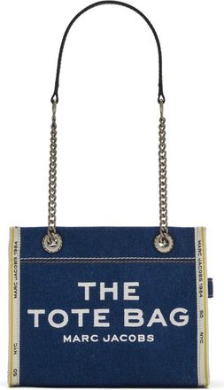 Marc Jacobs Femme, Sacs, Bleu, Taille: ONE Size The Denim Chain Medium Tote