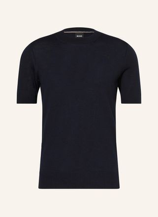 HUGO BOSS Strickshirt Umauro blau