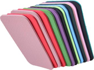 Pretyzoom 12 Stück Teiliges Yoga Sitzkissen Tpe Kniepolster Verdicktes Knieschutzpolster für Yoga Pilates Fitness Outdoor Sport Alltag Komfortable Sitz Knieschu