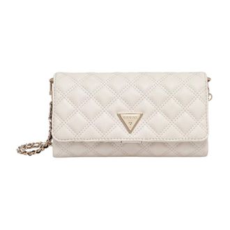 Guess Giully Sac Bandouli&egrave;re Matelass&eacute; - Femme - Sacs - Blanc - Taille: ONE Size
