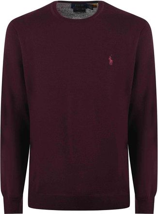 Polo Ralph Lauren Rundhalspullover - Dunkelrot