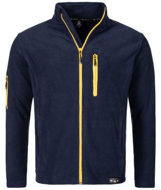 Rock Creek Herren Fleece Jacke Outdoor Wanderjacke Pullover Full Zip Hoodie Herrenjacke Fleecejacke Winterjacke Strickjacke Strickfleecejacke H-197 Navy 2XL