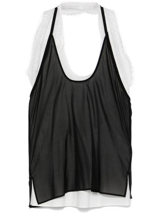 Helmut Lang Haut Danseuse en Dentelle.stre O10hw509