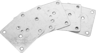 Valiclud 5 Stück Teiliges Flache Tischbein Montageplatten aus Robustem Eisen Stabile Sofa Couchbein Befestigung Einfache Installation für Wackelfreie Möbelfüße