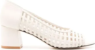 Studio Chofakian Peeptoe-Pumps - Weiß