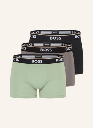 HUGO BOSS 3er-Pack Boxershorts Power gruen