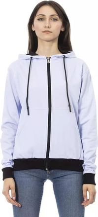 Baldinini Femme, Sweatshirts et sweats &agrave; capuche, Bleu, Taille: 40 FR Trend Cotton Sweater