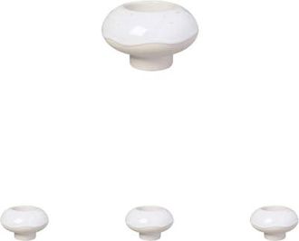 like. by Villeroy & Boch Winter Glow Kerzenhalter Donut, 9x9x5,5 cm (Packung mit 4)