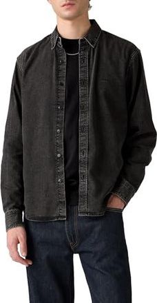 Levi's Bouton Down Gizmo Authentique délavé Noir, Gizmo Washed Black, L