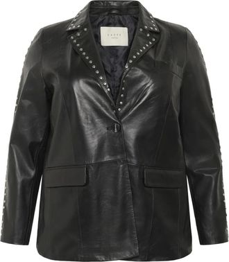 Kaffe Curve Damen, Jacken, Schwarzk, 5XLGr&ouml;&szlig;e