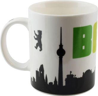 Freak Scene Berlin Porzellan Tasse, Modell: I Love Berlin weiß/weiß 1