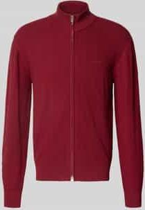 GANT Regular Fit Strickjacke aus Baumwoll-Woll-Mix Modell HERRINGBONE TEXTURE ZIP