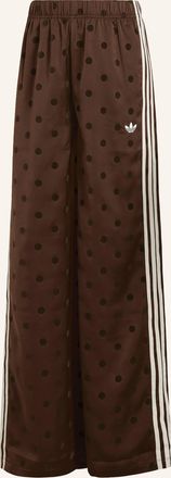 adidas Originals Adidas Originals Track Pants Satin Polka Dots Wide Leg braun