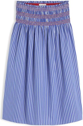 Tommy Hilfiger Top Smock Stripe Topstitch Midi