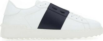 Valentino Garavani Homme, Chaussures, Blanc, Taille: 40 EU Calfskin Open Baskets