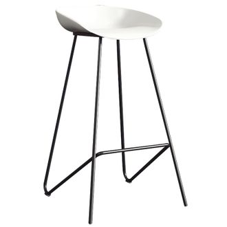 Generic Industrielle Barhocker, 66/76 cm hohe Tresenhocker mit PP-Sitzfl&auml;che f&uuml;r K&uuml;che, Esszimmer, Hausbar und K&uuml;cheninsel - Stilvolle und robuste Barhocker