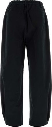 Herno Cotton-Elastane Trousers - Black