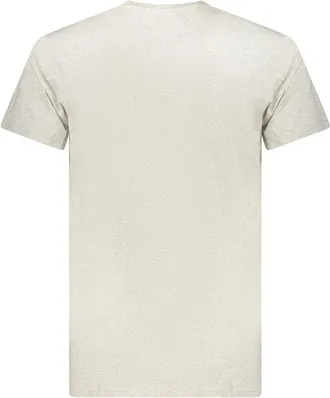 Tommy Hilfiger Logo-Embroidered Cotton T-Shirt - Grey