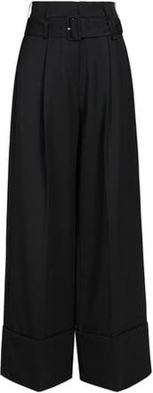 Simone Rocha Pantalon large en laine m&eacute;lang&eacute;e