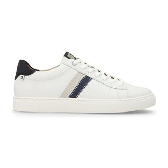 Rieker Homme, Chaussures, Blanc, Taille: 44 EU Baskets en cuir blanc
