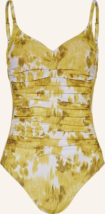 Maryan Mehlhorn Maryan Mehlhorn Bügel-Badeanzug Soft Focus Florals gelb