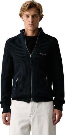 Aeronautica Cardigan - Homme - Sweatshirts et sweats &agrave; capuche - Bleu - Taille: XL