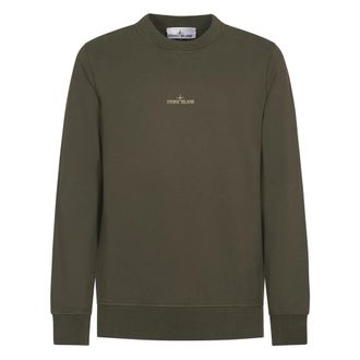 Stone Island Institutional Five Sweatshirt - - Sweatshirts & Hoodies - Herren - Gr&uuml;n - 2XL