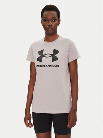 Under Armour T-Shirt Rival Logo SS 1356305 Grau Regular Fit
