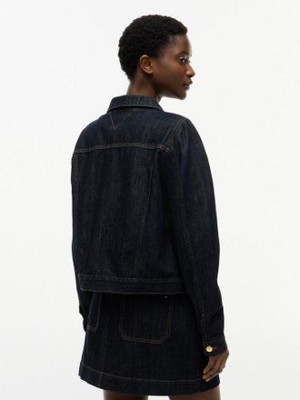 Tommy Hilfiger Jeansjacke LADY JACKET RINSE mit praktischen Taschen, aus Baumwolle