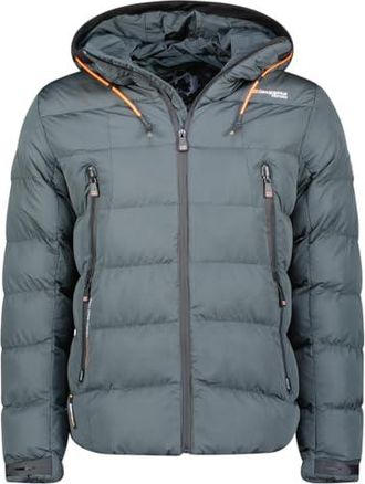 Geographical Norway Parka pour homme avec capuche modèle Ardeno, gris foncé, XL