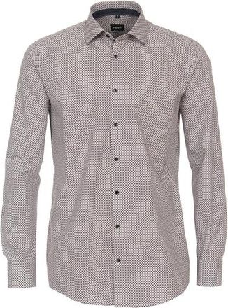 Venti Chemises daffaires imprimées coupe moderne, rouge, 42