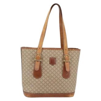 Celine Sac Tote Vintage Pre-owned - Femme - Pre-owned - Beige - Taille: ONE Size