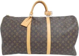 Louis Vuitton unisex, Pre-owned, Brun, Taille: ONE Size Sac Week-end Vintage en Toile Pre-owned