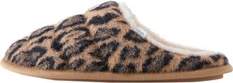 Next Damen Standard Gesteppte Pantoletten Animal Print S