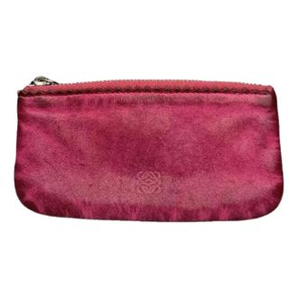 Loewe Pre-owned Leder Portemonnaie - - Pre-owned - Damen - Rosa - ONE SIZE