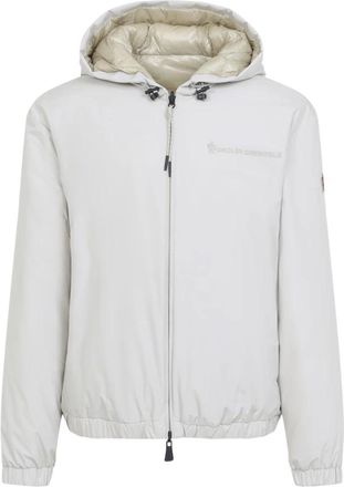 Moncler Homme, Vestes, Beige, Taille: XL Berguns Bomber Jacket