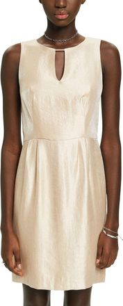 Esprit Damen 023EO1E335 Kleid, 295/CREAM BEIGE, 34