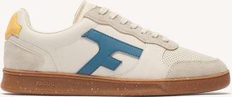 Faguo Baskets cr&egrave;me et jaune cuir - HAZEL