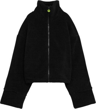 Barrow Barrow, Femme, Sweatshirts et sweats &agrave; capuche, Noir, Taille: 40 FR Veste Ecofourrure