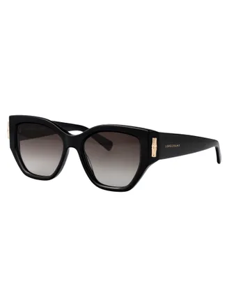 Longchamp Womens Sunglasses Lo764s Black Acetate
