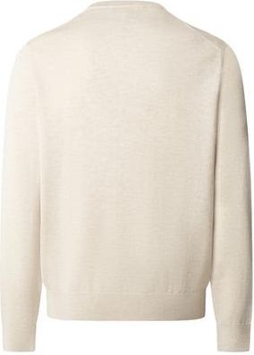 Hackett Pull col rond en coton et soie