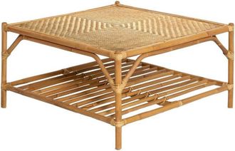Made In Meubles Made In Meubles - Table basse carrée en bambou Célestin