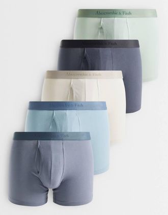 Abercrombie & Fitch Abercrombie - 5er-Pack Boxershorts in verschiedenen Farben-Mehrfarbig