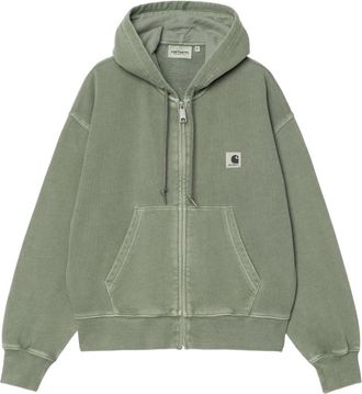 Carhartt Work in Progress Homme, Sweatshirts et sweats à capuche, Vert, Taille: S Hooded Nelson Jacket