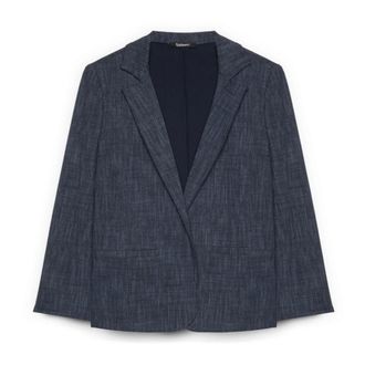 Fiorella Rubino Damen, Jacken, Blau, MGr&ouml;&szlig;e